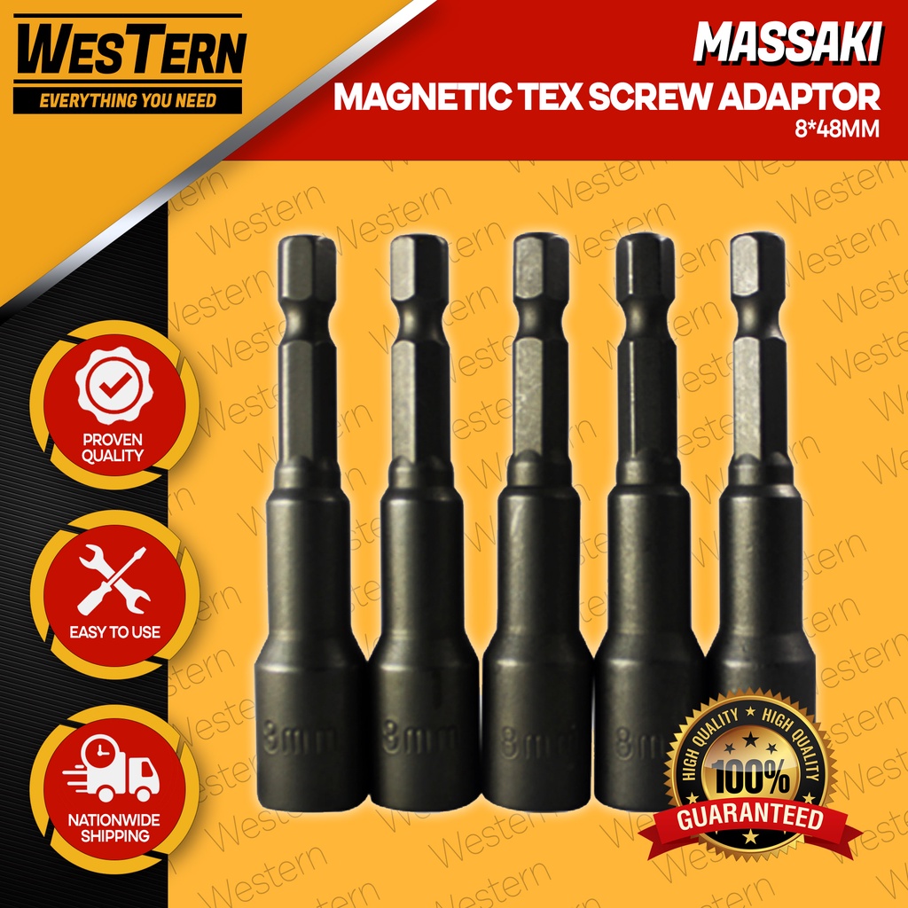 Magnetic Tex / Teks Screw Adaptor 8*48MM | Shopee Philippines