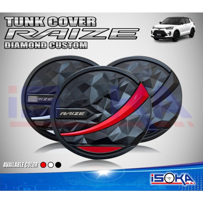 Full black Toyota Raize diamond Tank cover | Shopee Philippines