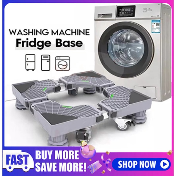 Washing Machine Stand With Wheels Adjustable Refrigerator Rack Stand ...