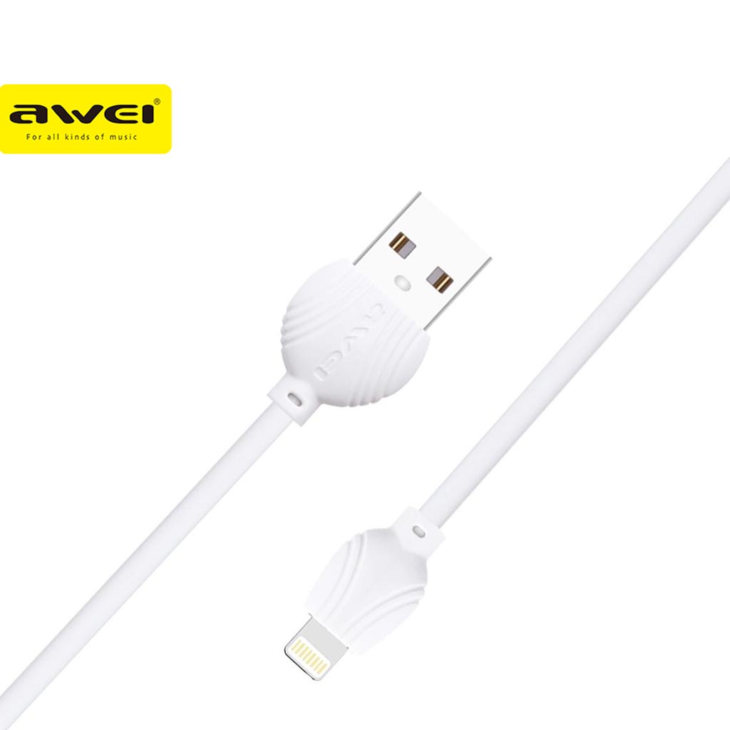 Awei CL-63 1000mm Cable Fast Charging Data Transfer Light- ning Cables ...