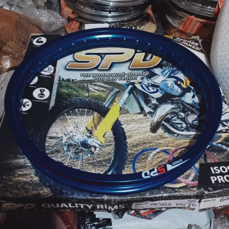 Rims 1.40-17 & 1.60-17 Blue (SPD) 1set | Shopee Philippines