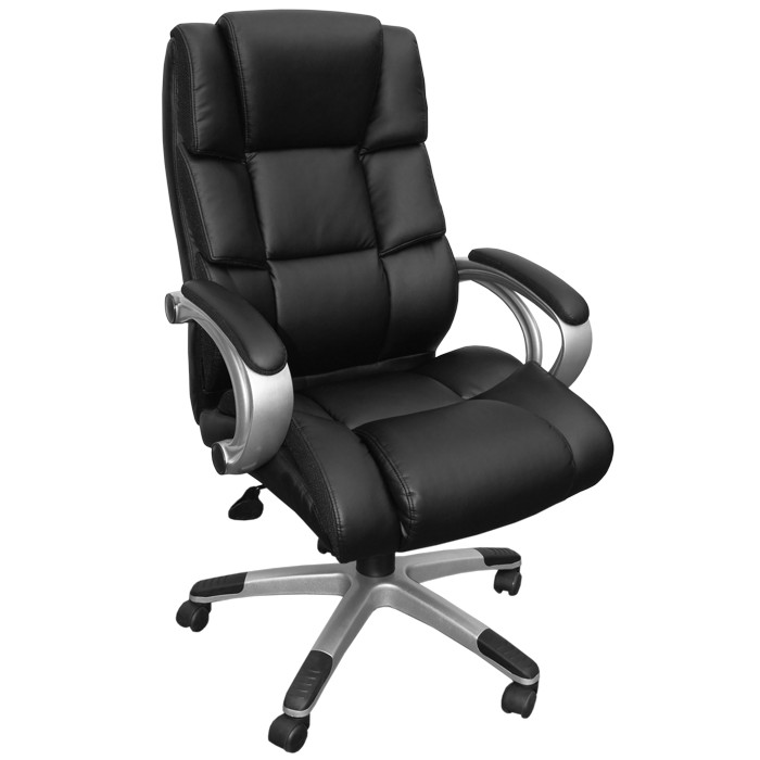 Ergodynamic Luxe Pu High Back Executive Faux Leather Office Chair ...