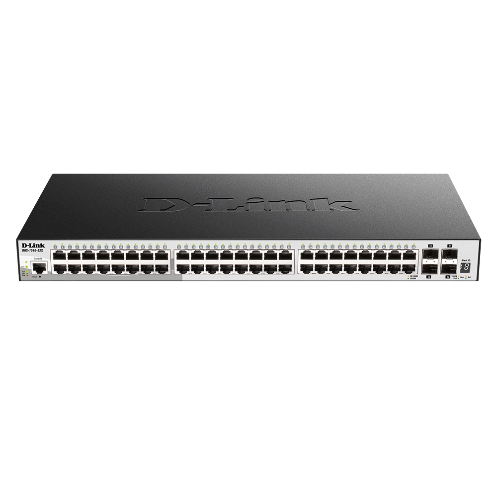 D-Link Dgs-1510-52x Gigabit Stackable Smart Managed Switch With 10g ...