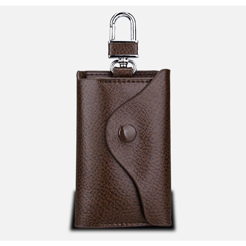 Unisex Premium Genuine Leather Car Key Holder Bag For Remote Key