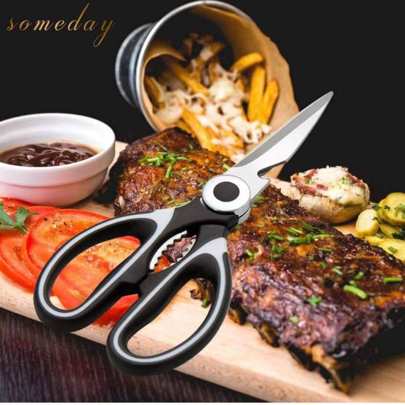 Stainless Steel Kitchen Scissors Multipurpose Kitchen Tool Shears ...