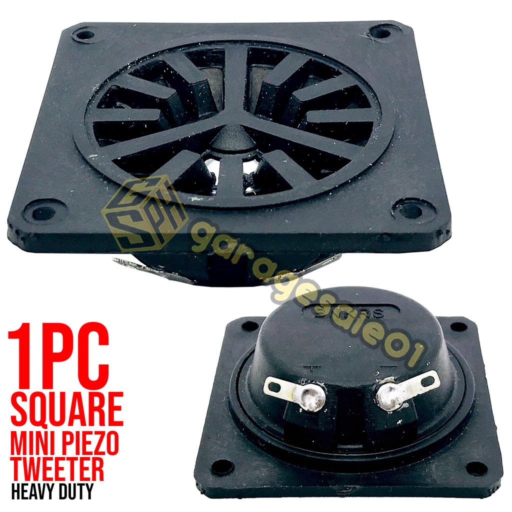 Square Mini Piezo Tweeter Heavy Duty (PER PIECE) | Shopee Philippines