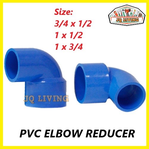 PVC Blue Fittings Elbow Reducer 90 Degrees Quality Waterline Fittings ...