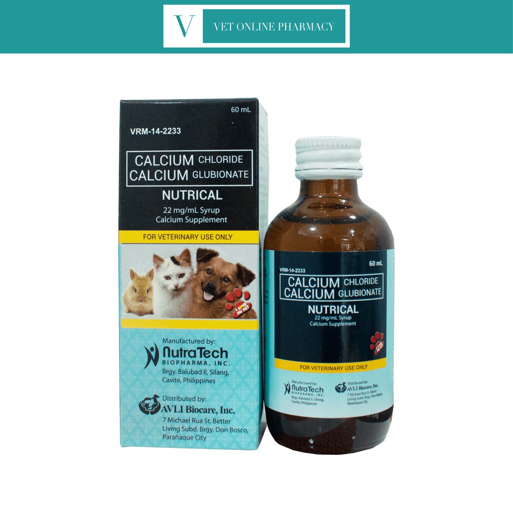 Nutrical Calcium Syrup for Dogs & Cats 60ml | Shopee Philippines