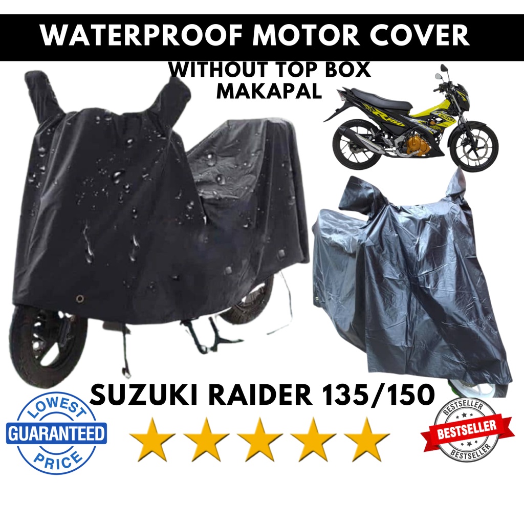 SUZUKI RAIDER 135/150 MOTOR COVER WATERPROOF/ SUZUKI RAIDER R150 ...