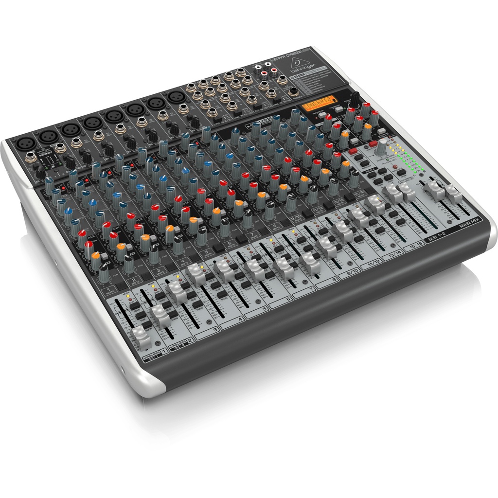 Behringer QX2222USB Premium 22-Input 2/2-Bus Mixer with XENYX Mic ...