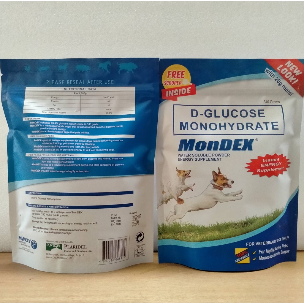 MONDEX Energy Supplement - Dextrose Powder 360g | Shopee Philippines