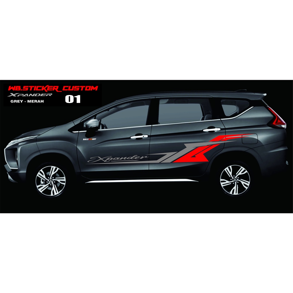 BODY VARIATION STICKER SIDE CUTTING STICKER DECAL XPANDER CAR ...