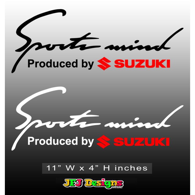 SUZUKI Sports Mind Sticker 1pc | Shopee Philippines