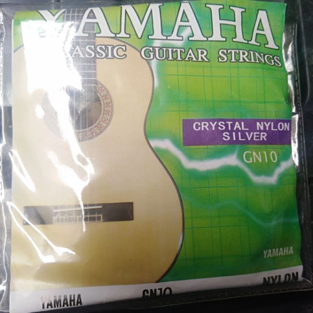 Yamaha nylon classic guitar string complete set crystal nylon silver ...