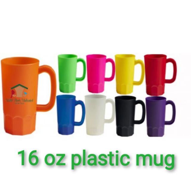 16 oz pp water mug cawan plastik plastic cawan gelas air | Shopee ...