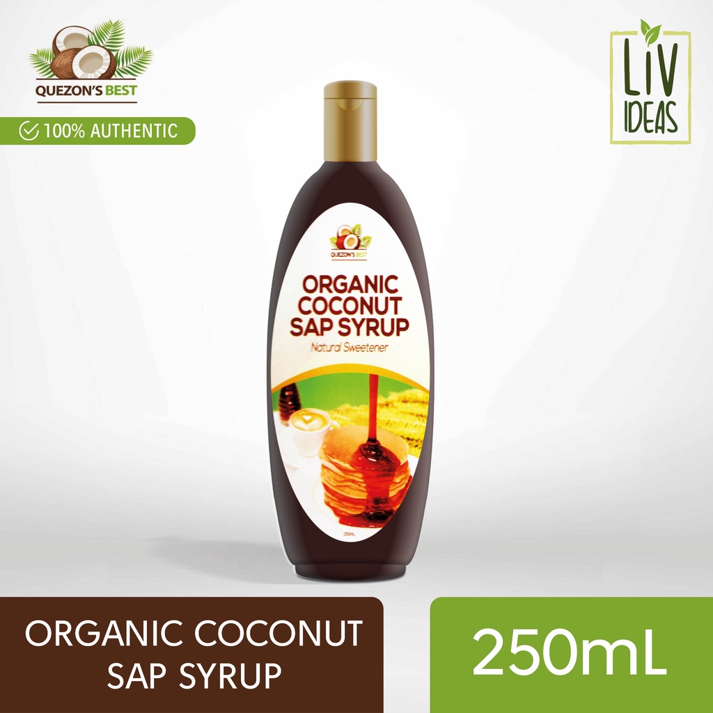 Quezon's Best Organic Coconut Sap Syrup 250mL (Healthier Syrup ...