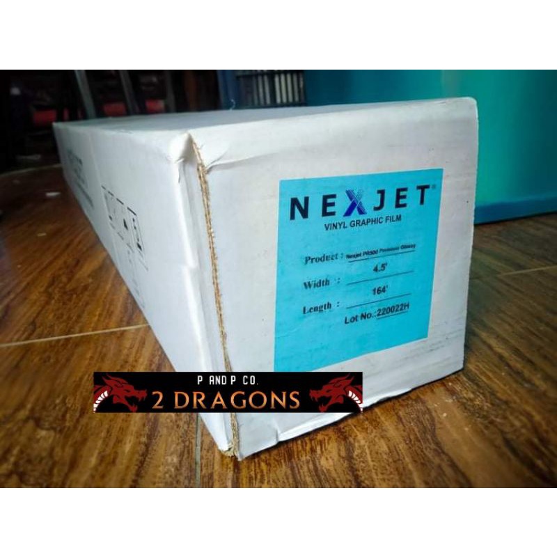 4.5 Feet Nexjet PR500 Premium Glossy White Printable Sticker Roll for ...