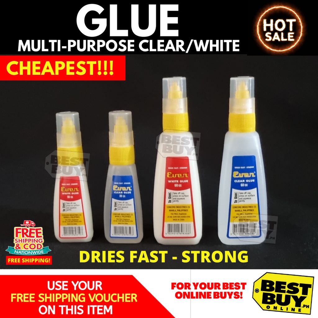 Ever Classic Glue - White & Clear - CHEAPEST | Shopee Philippines
