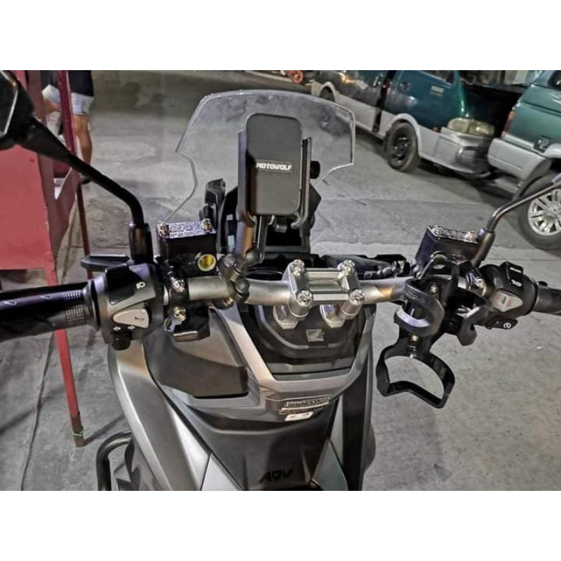 MOTOWOLF V3 CELLPHONE HOLDER CLAMP TYPE & MIRROR TYPE | Shopee Philippines