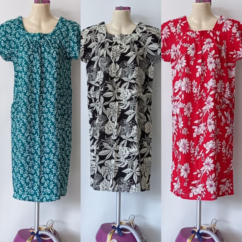 pambahay challise squareneck(dainty,tropical,flowers) | Shopee Philippines