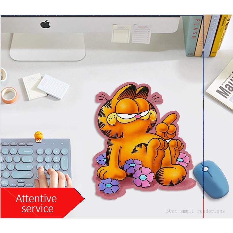 ☁Garfield Garfield Garfield Garfield Alien Mouse Pad Small Computer ...