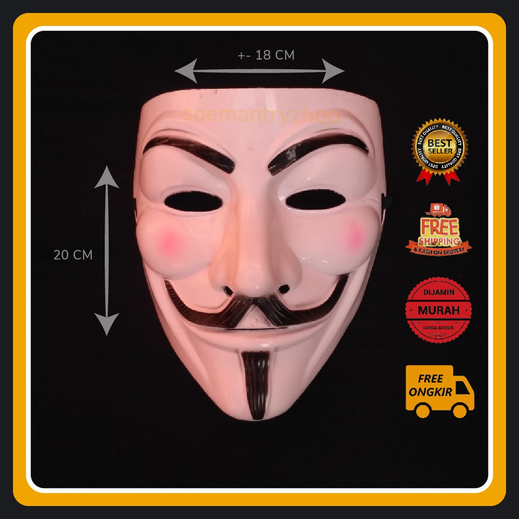 Anonymous Mask pink anonymouse joker mask bujang clown hacker cyber ...