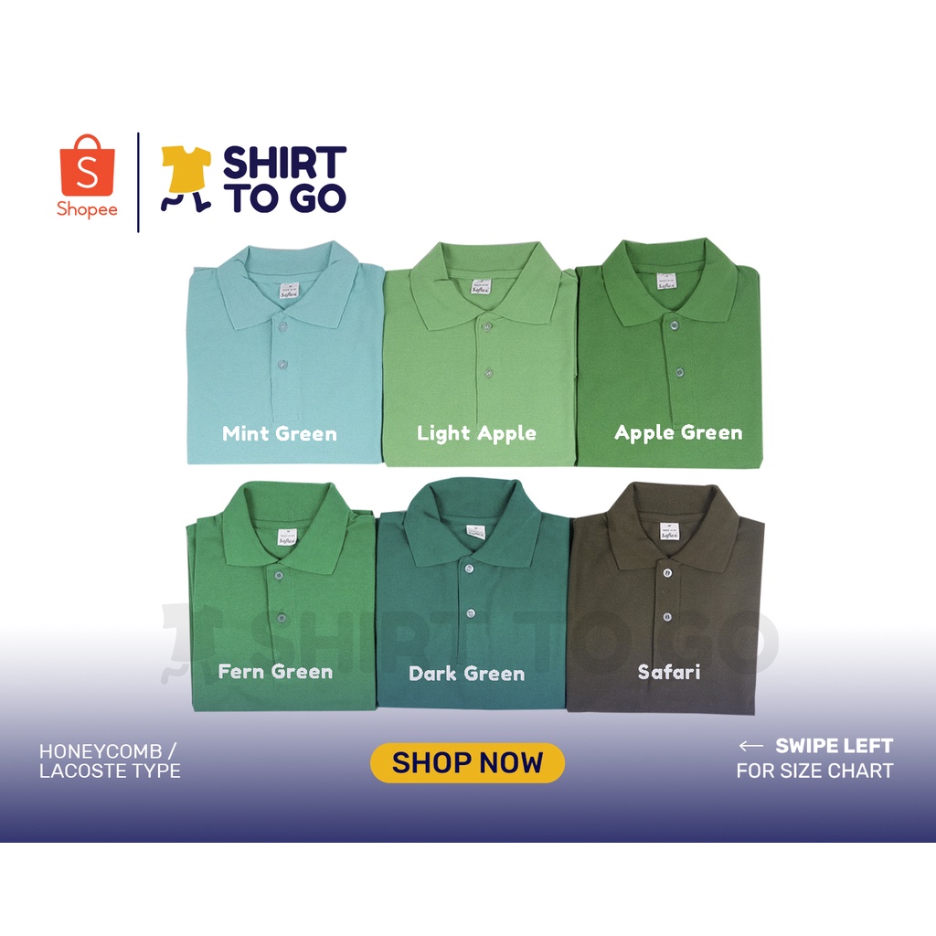SOFTEX / WHISTLER Polo Shirt (Big Sizing) for Men and Women GREEN ...