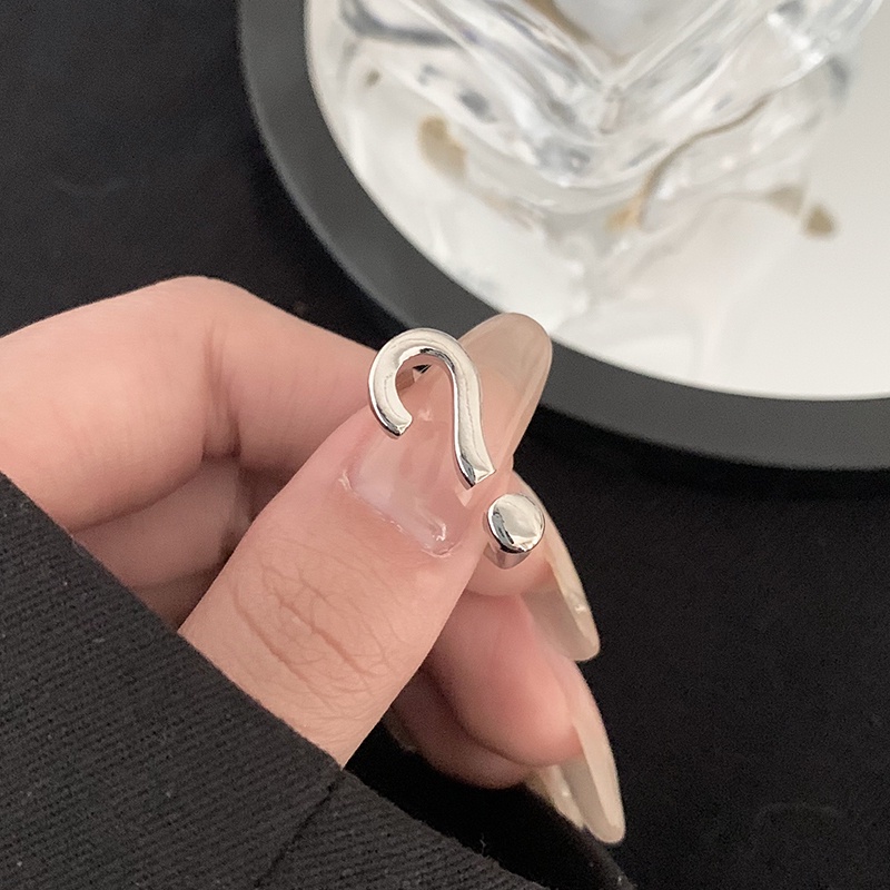 ring fashion personality korean question mark | Shopee Philippines