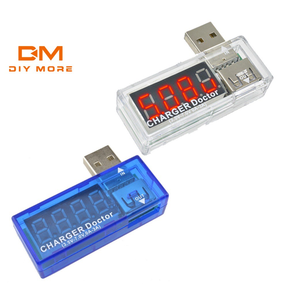 DIYMORE Multi Tester USB Charger Ammeter Voltmeter Detector For Flash ...