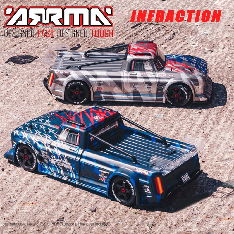 RC Car ARRMA INFRACTION 1/7 Large Electric Remote Control Line Sports ...