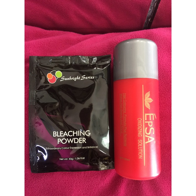 SUNBRIGHT Bleach and Oxidizer Set | Shopee Philippines