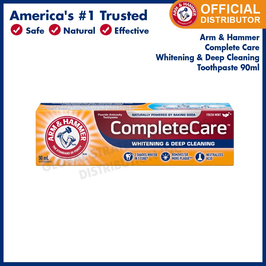 Arm and Hammer Complete Care Toothpaste - Whitening & Deep Cleaning ...