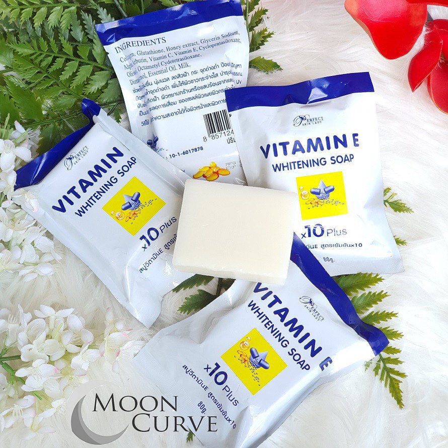 Perfect Skin Lady Vitamin E Whitening Soap x10 Plus Facial Body Skin ...