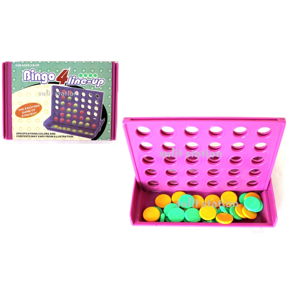 BINGO CONNECT 4 PORTABLE FUN GAMES | Shopee Philippines
