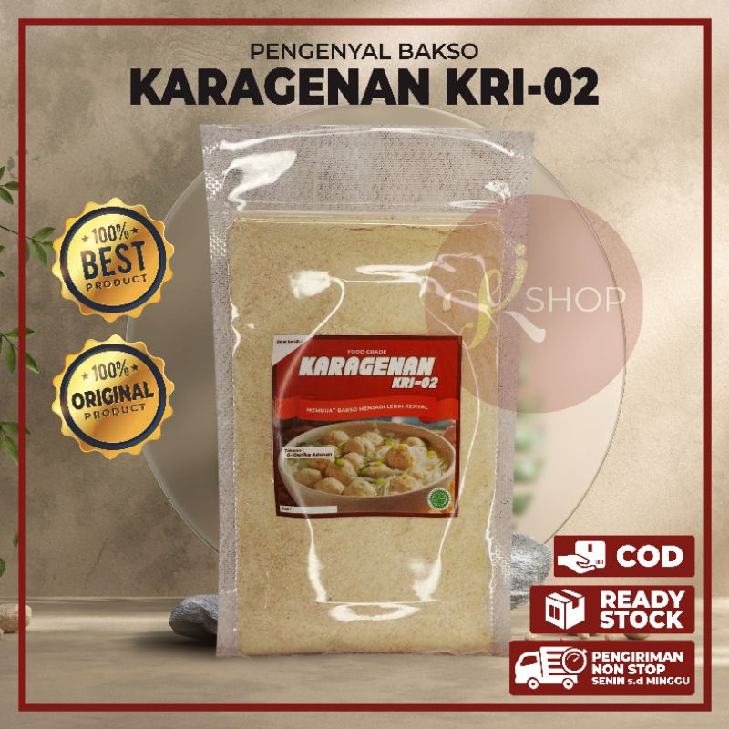 Karagenan KRI-02 50gr meatball chewy / karagen seaweed extract Kappa ...