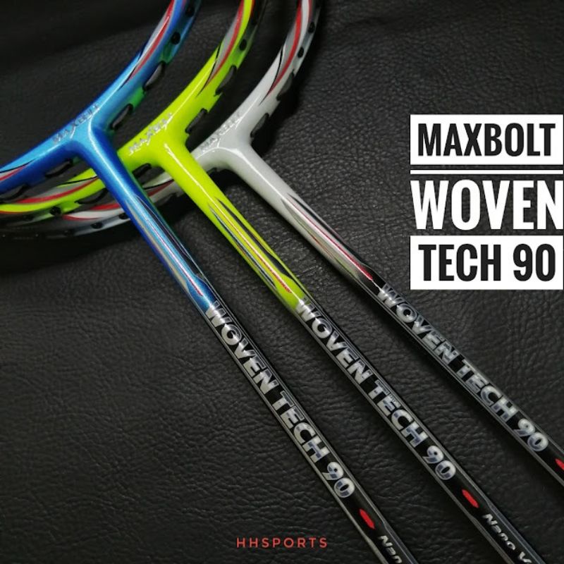 Maxbolt Woven Tech 90(Free String/Siap Pasang) Badminton Racket ...