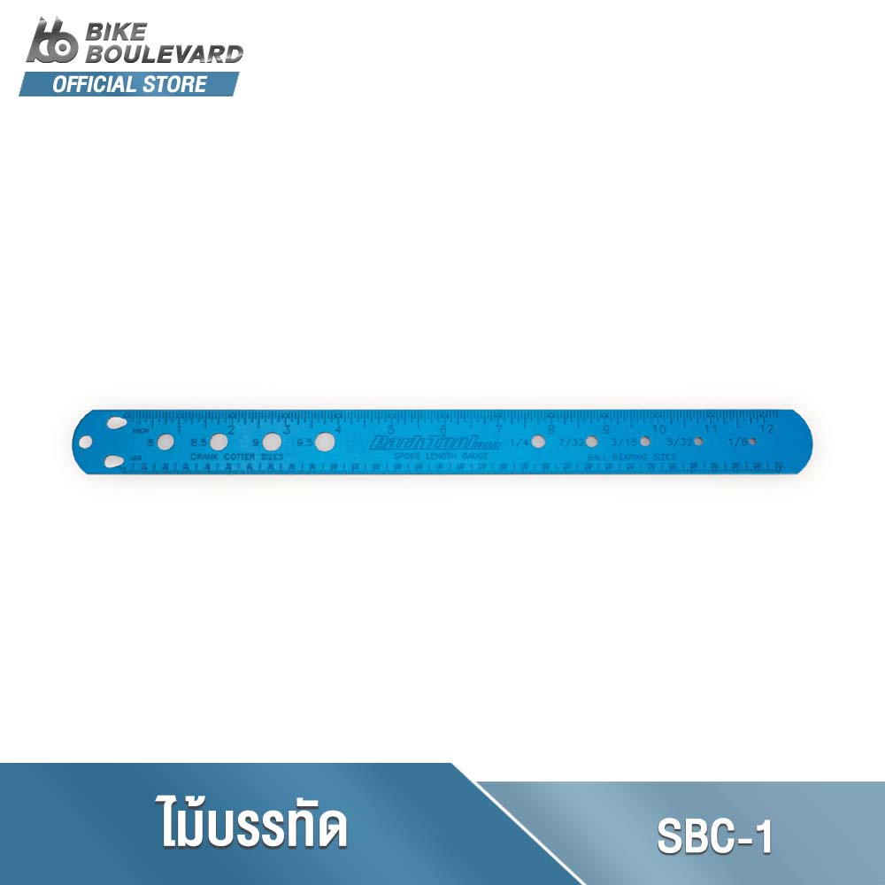 PARK TOOL SBC-1 SPOKE BEARING AND COTTER GAUGE Ruler Imported From USA ...