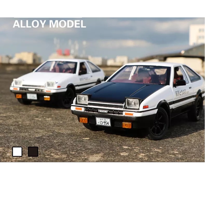 Initial D Toyota AE86 Alloy Diecast Car Model Pull Back Car Toys ...