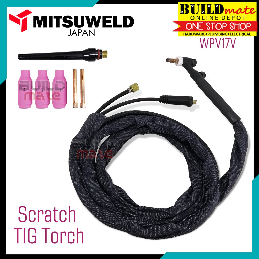 MITSUWELD Scratch TIG Torch 3M WP-17V •BUILDMATE• | Shopee Philippines