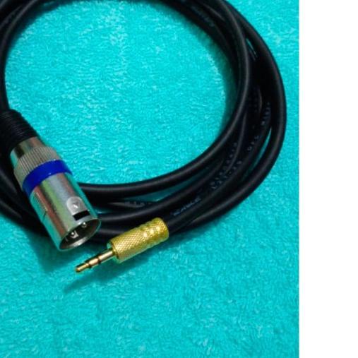 Audio Cable JACK CANON XLR MALE To MINI STEREO 3.5MM 1-5 mtr - 1mtr ...