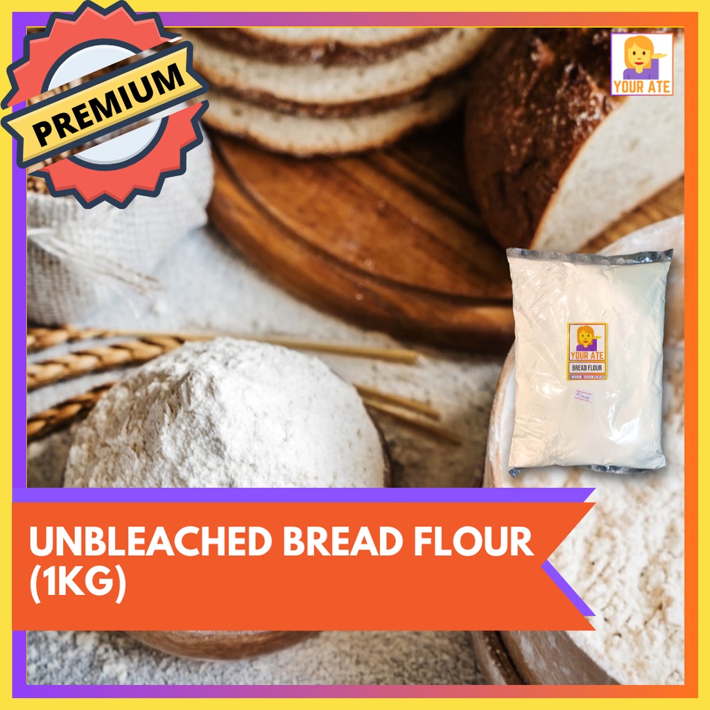 Your Ate - UNBLEACHED Bread Flour (1kg) | Shopee Philippines