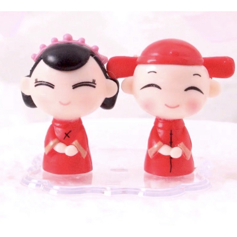 Chinese wedding couple cake topper | Shopee Philippines