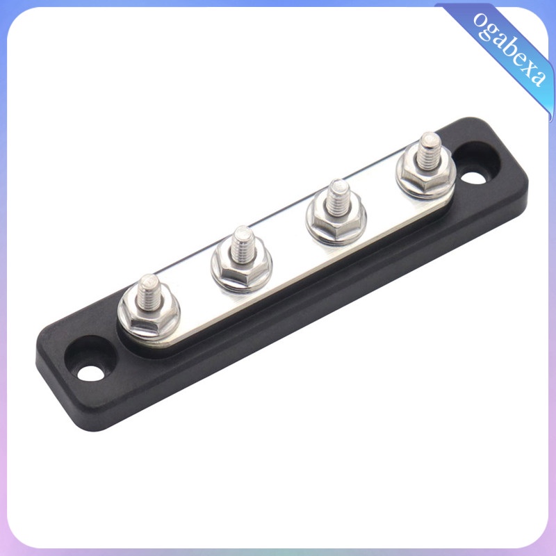 4 Stud Bus Bar Terminal Power And Ground Junction Distribution Block ...