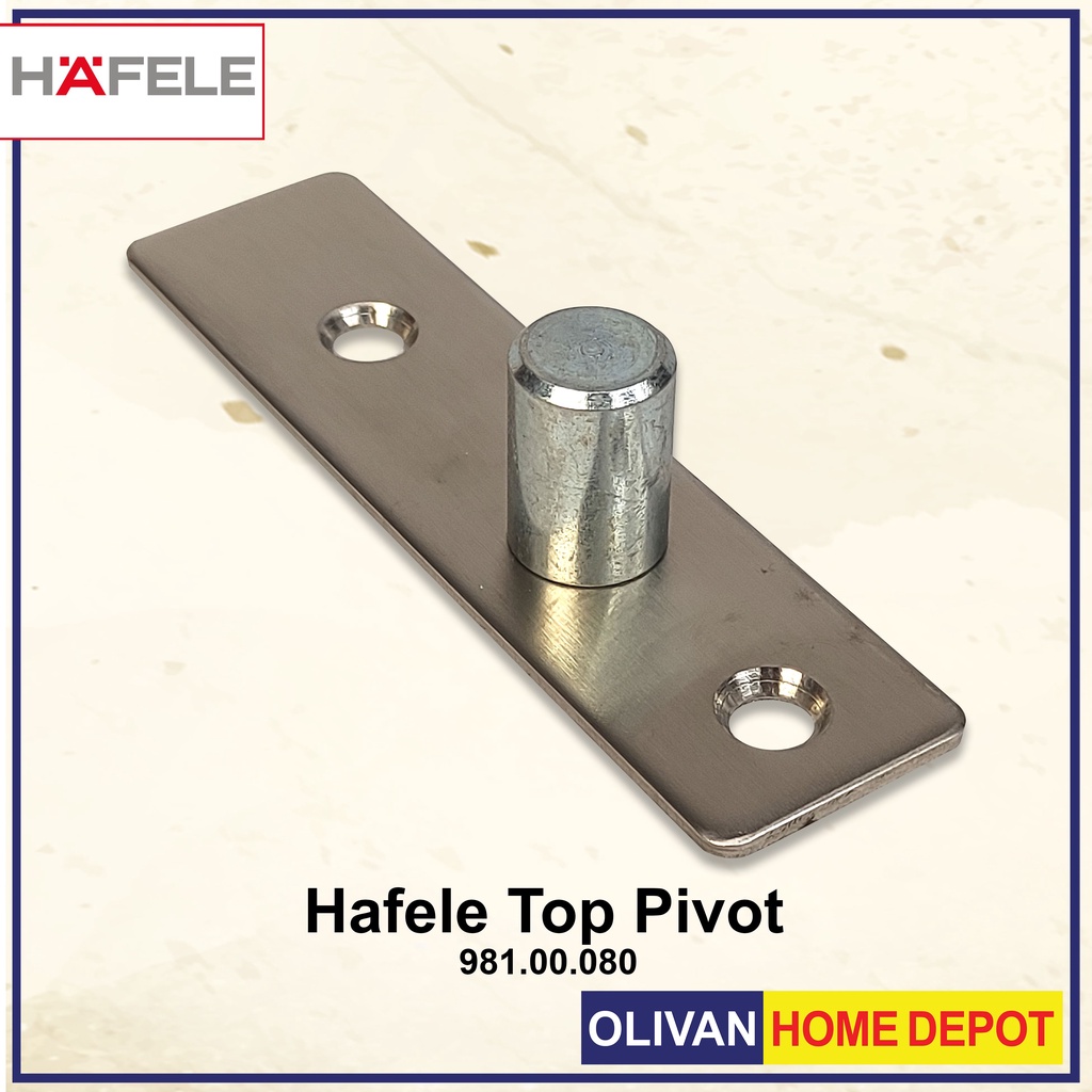 HAFELE Fanlight Top Pivot for Glass Double Action Doors Stainless Steel ...