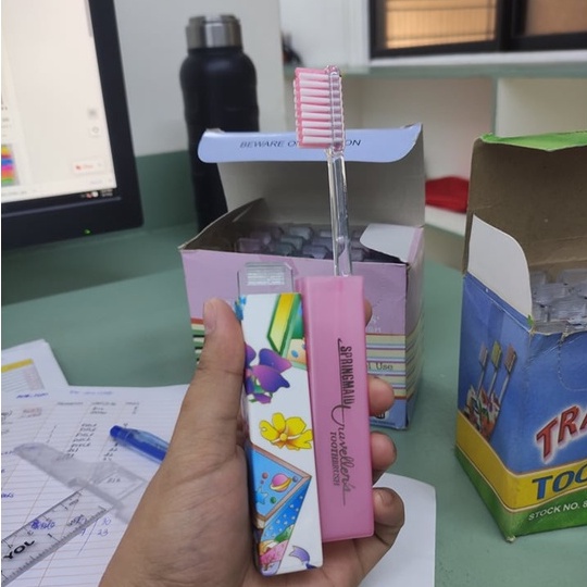 Per Pcs Toothbrush for Travellers (Springmaid) | Shopee Philippines
