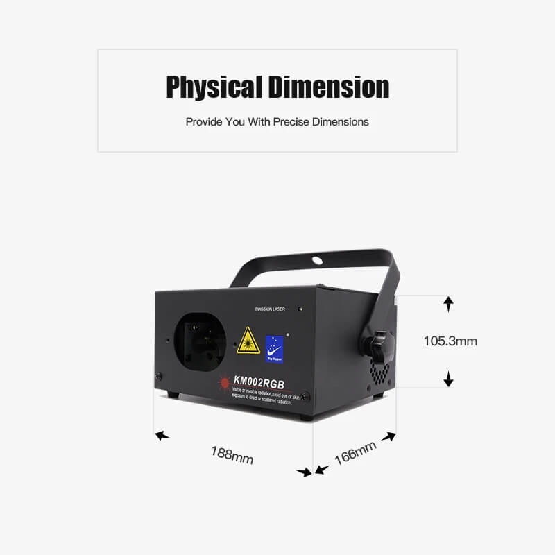 Big dipper 200mW RGB Motor Laser Stage Lights KM002RGB | Shopee Philippines