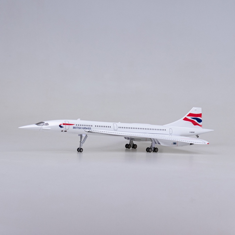 [50cm] New Product British Concord Aircraft Model Made Of Steel With ...