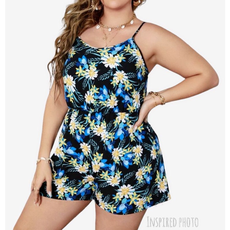 LILYANA Plus Size Jumpshort For Women fit up to 2xl with side Pockets ...