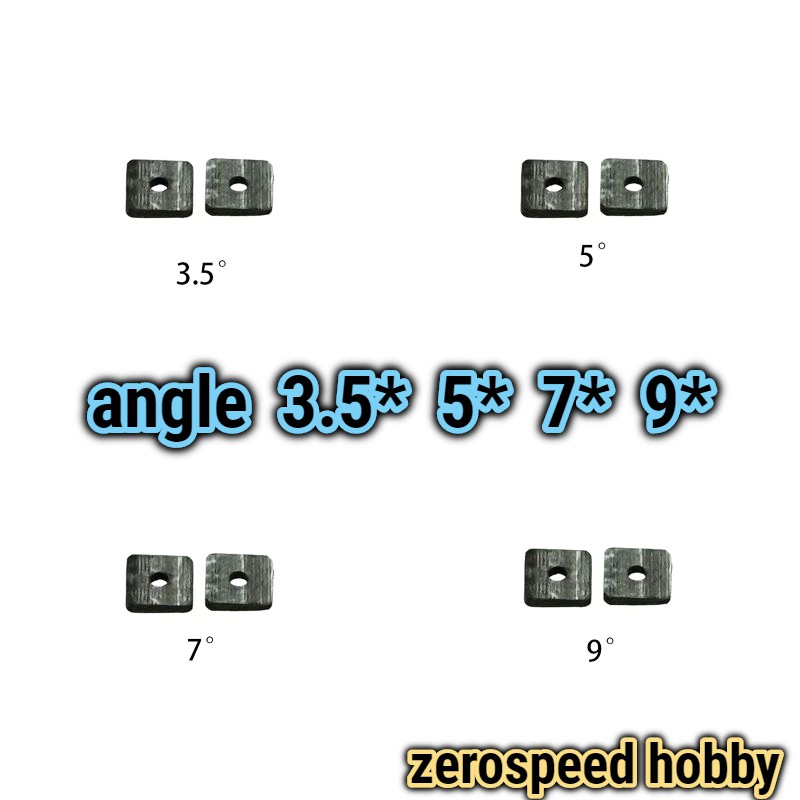 Tamiya mini 4WD cabon FRP angle【3.5* 5* 7* 9*】 | Shopee Philippines