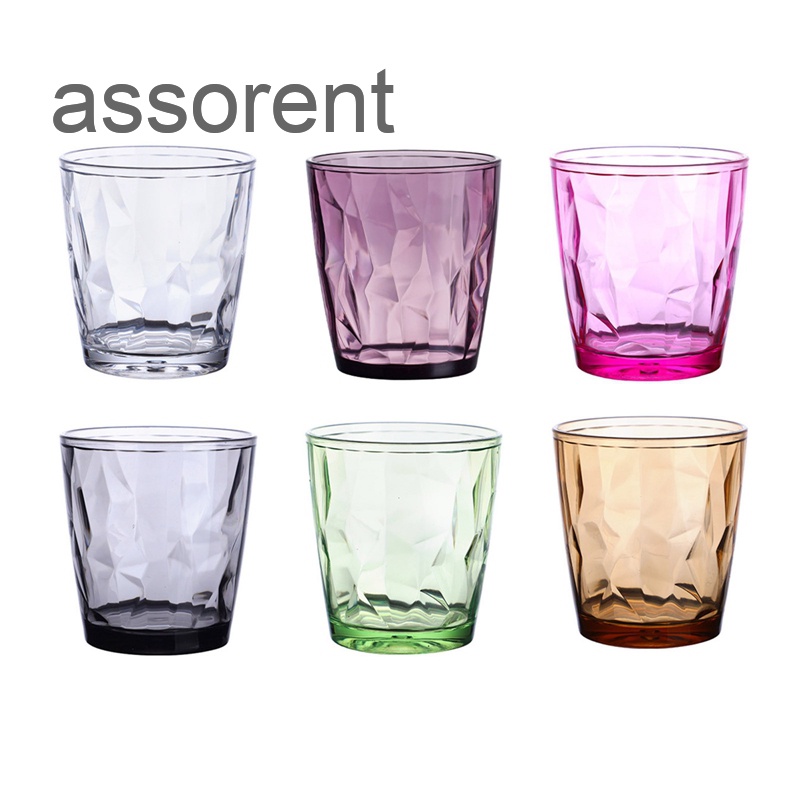 assorent Unbreakable Premium Drinking Acrylic Cups Dishwasher Safe ...